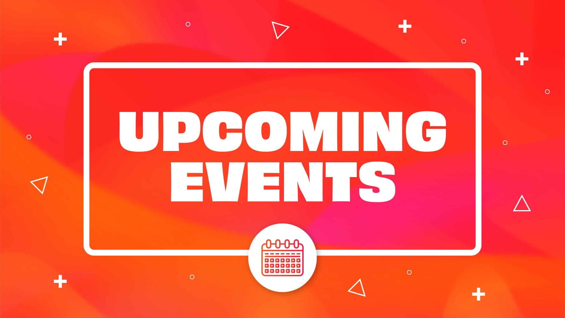 Social Graphics: Upcoming Events - Church Visuals