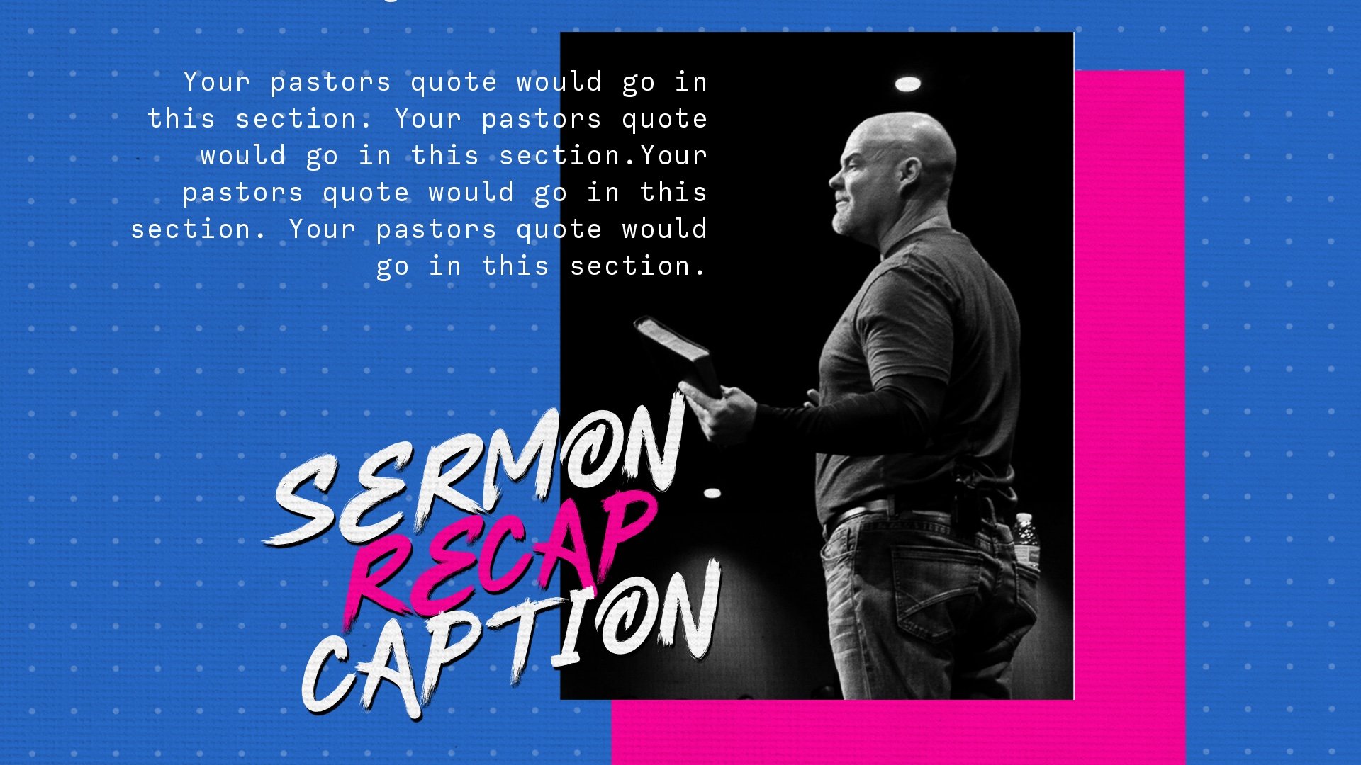 Social Graphics: Sermon Recap Templates: Summer Vibes
