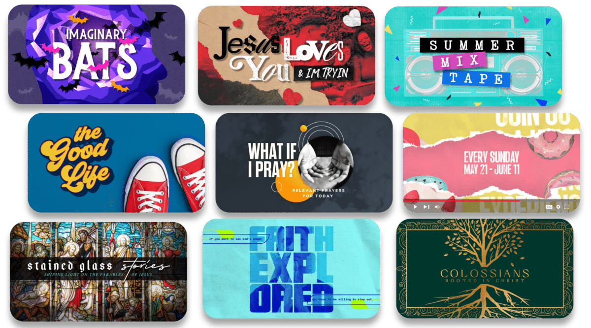 Unlimited Custom Graphics and Video - Church Visuals