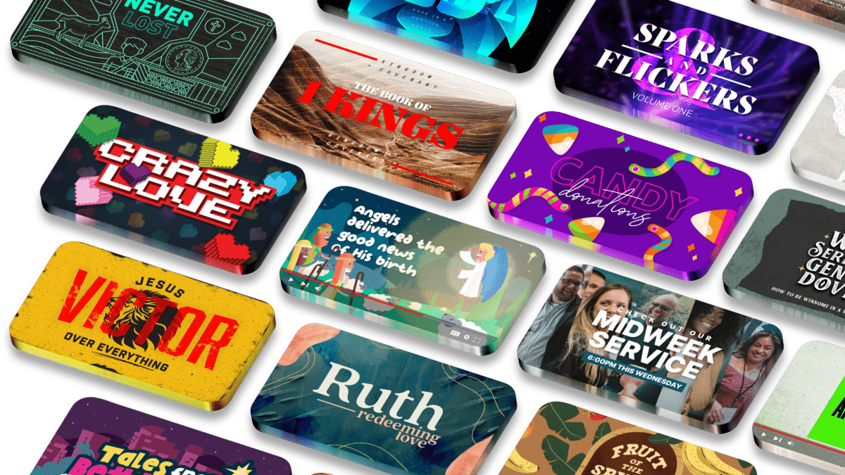 Church Visuals - Unlimited Custom Graphics and Video Editing for Churches