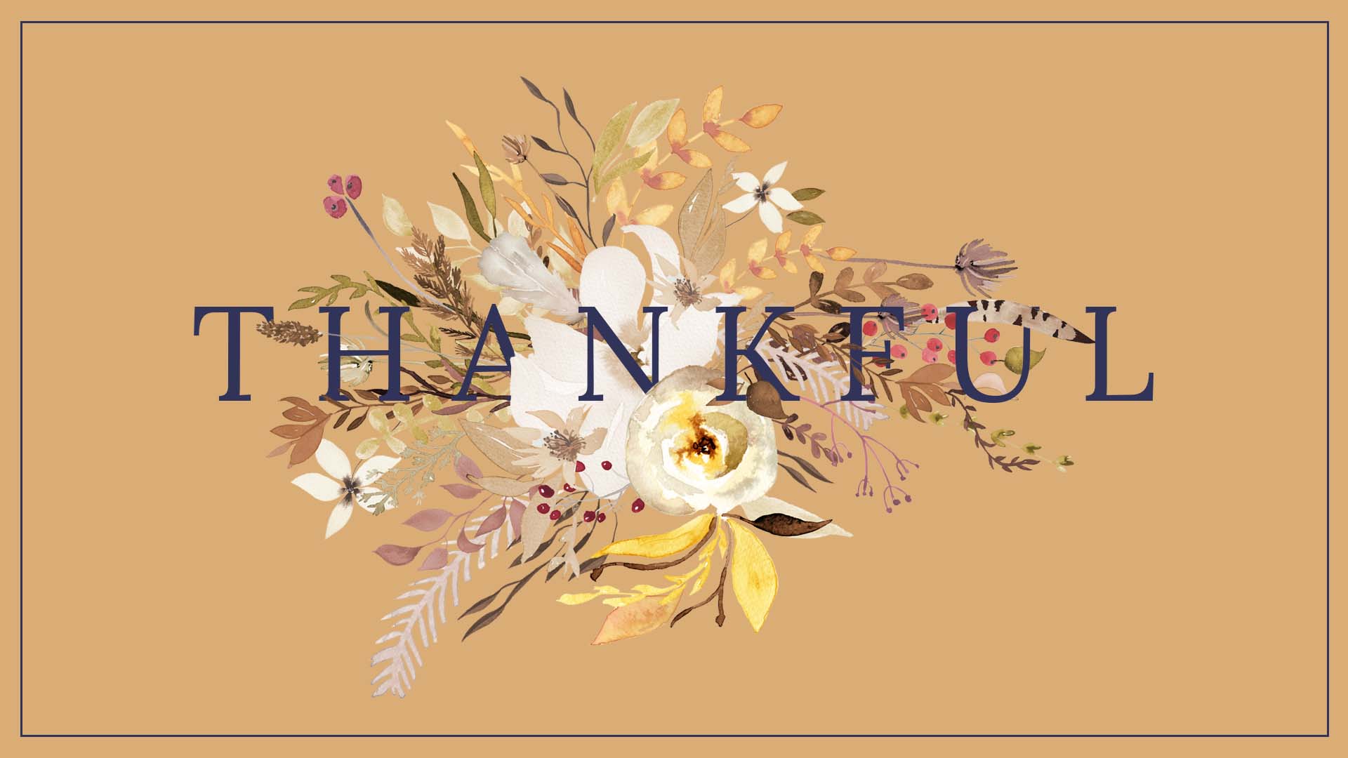 Ministry Graphics: Thankful - Church Visuals