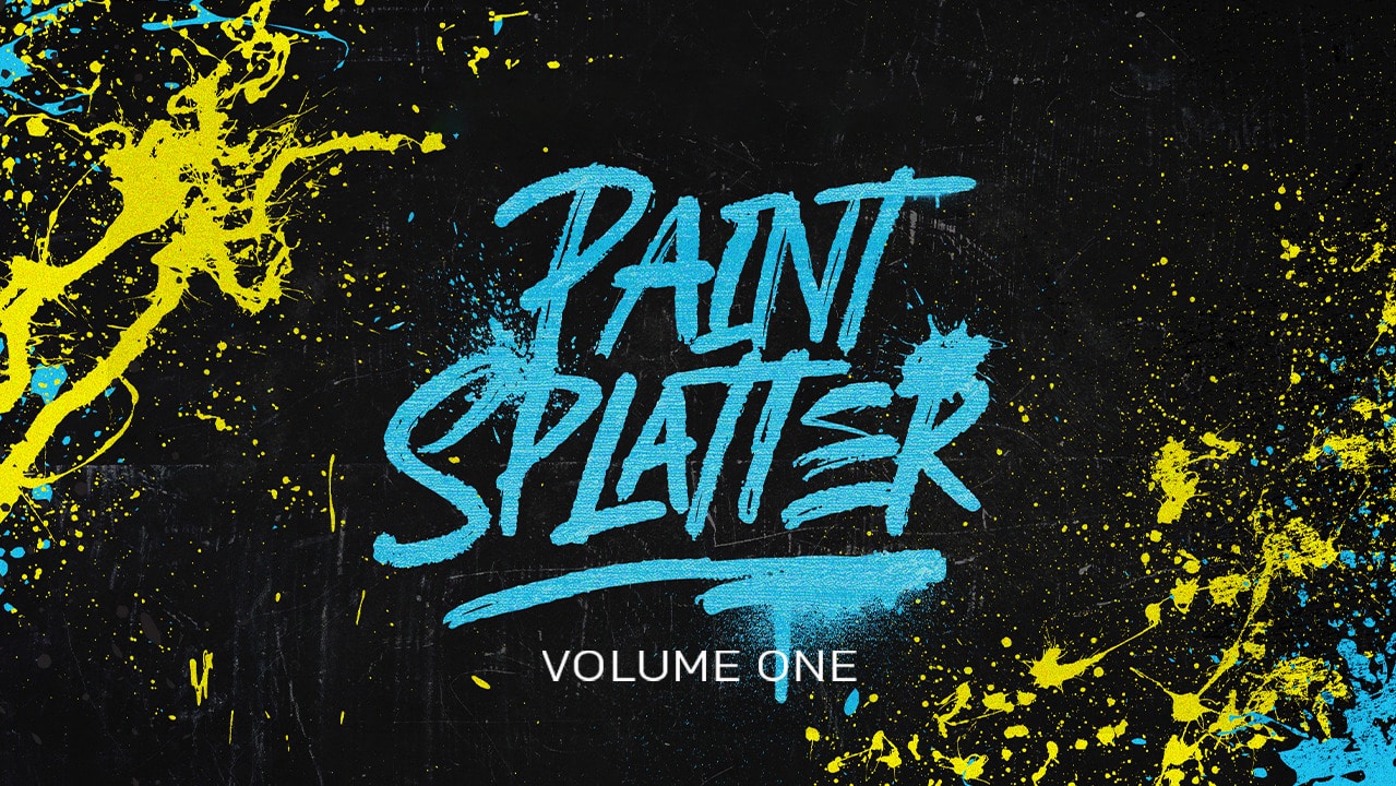 Motion Graphics: Paint Splatter: Volume One - Church Visuals