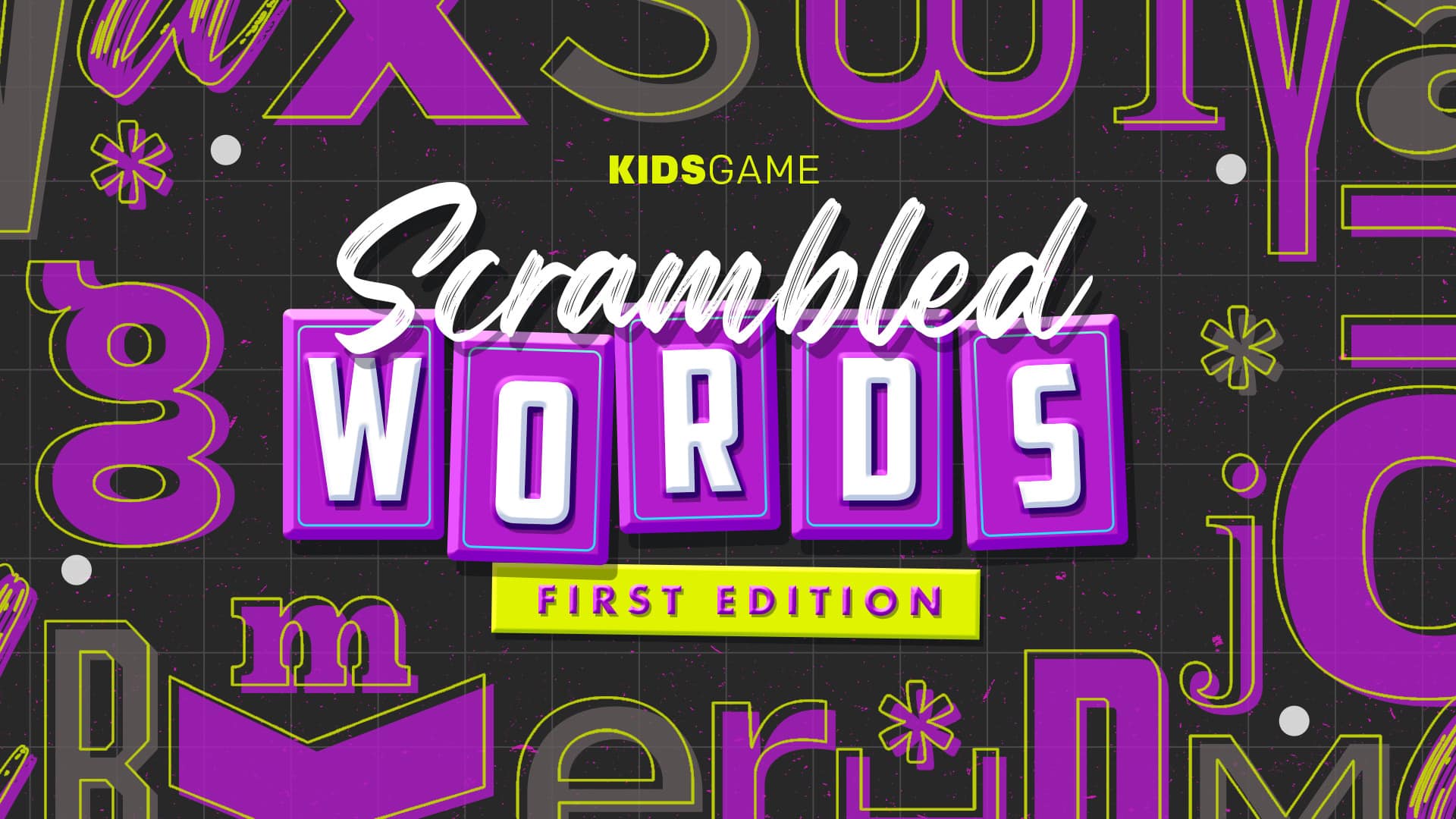 Game: Scrambled Words Game for Kids Minsitry