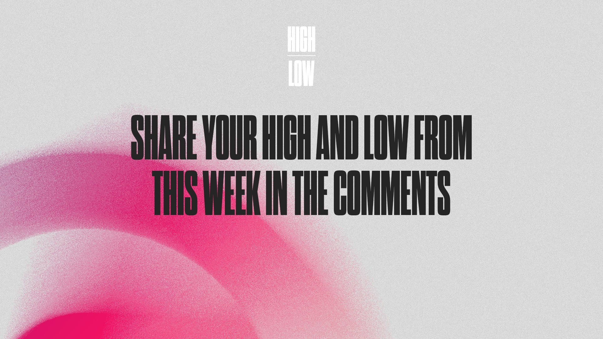 Social Media: High and Low - Church Visuals