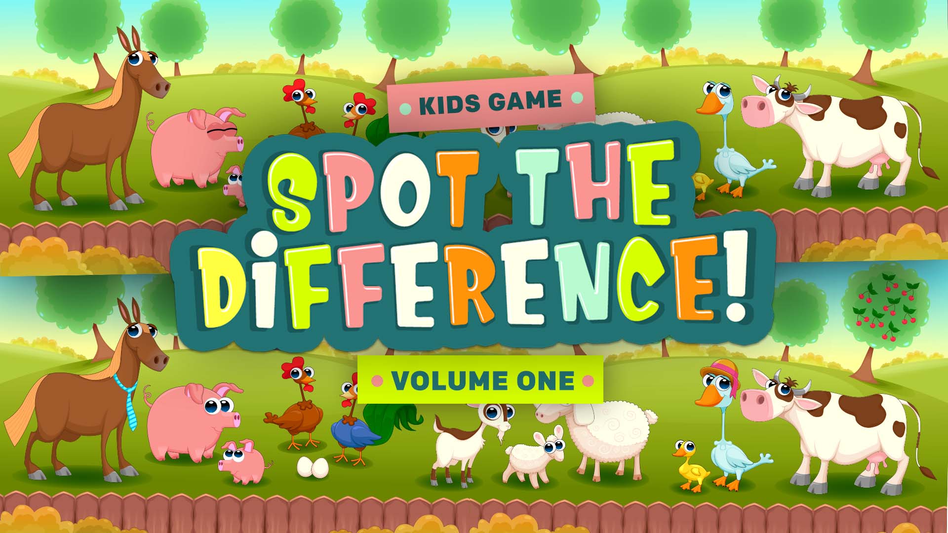 Game: Spot The Difference: Volume One Game for Kids Ministry