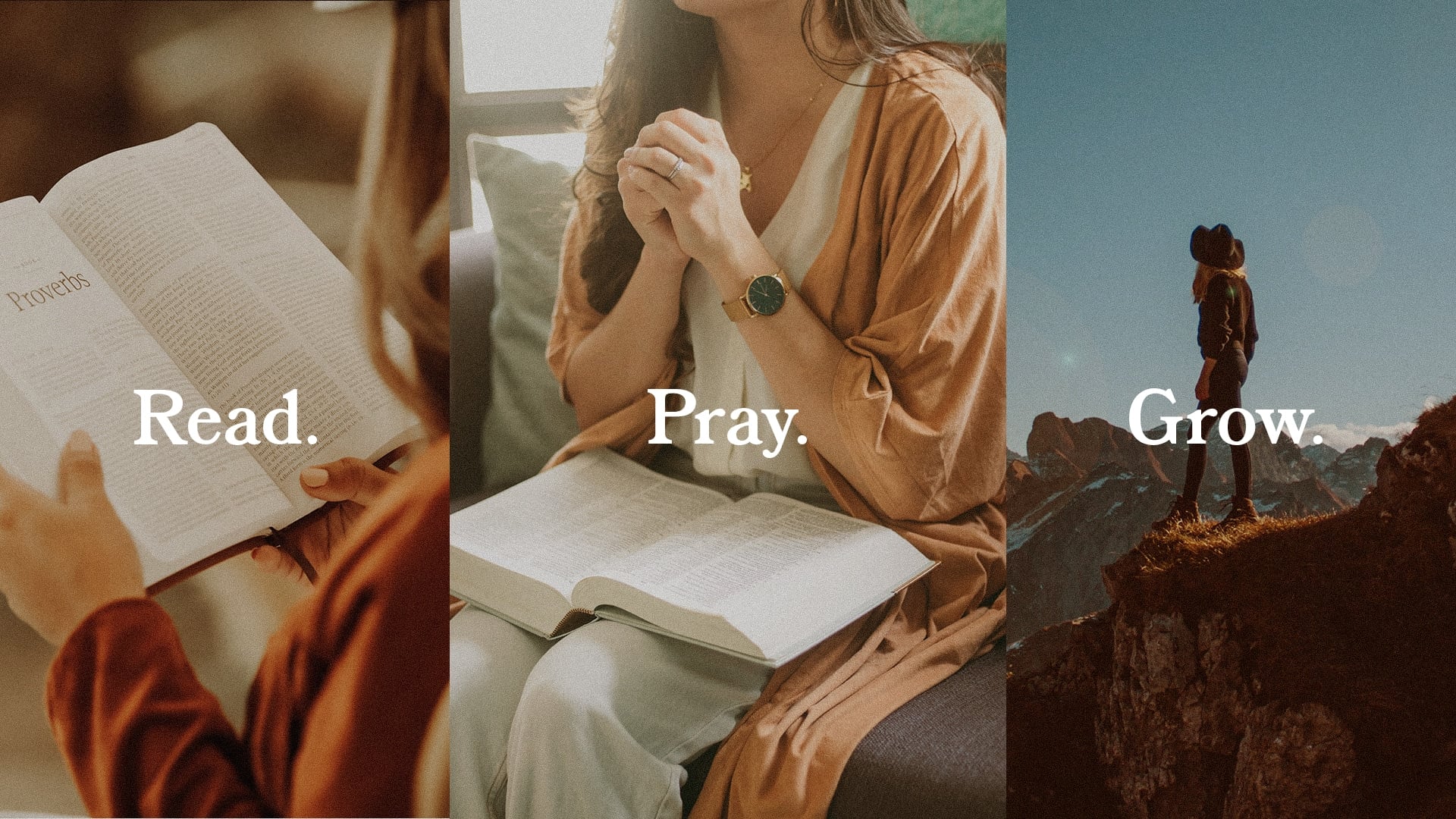 Social Graphics: Read, Pray, Grow - Church Visuals