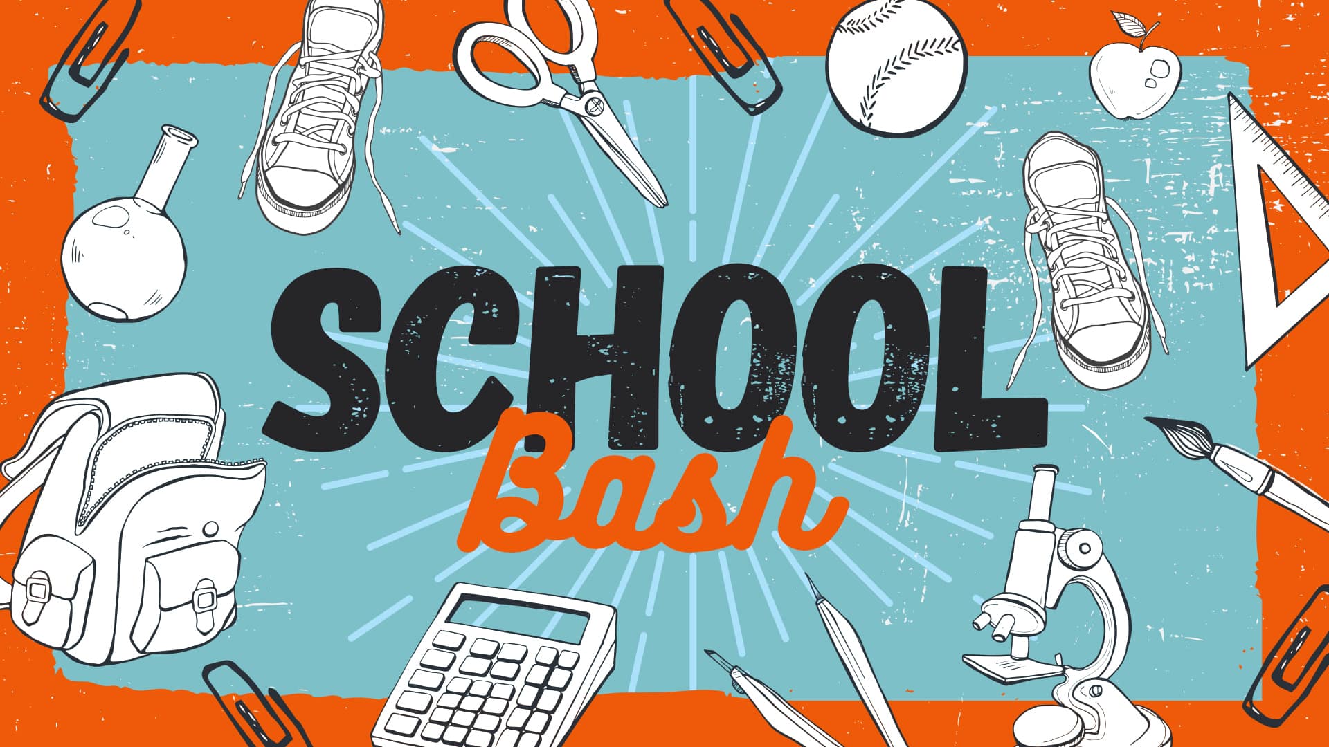 Graphics: Back to School Bash - Church Visuals