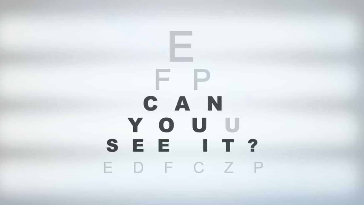 Sermon Bumper: Can You See It? - Church Visuals