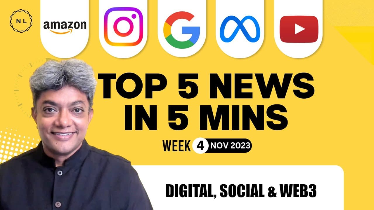 Amazon, Instagram, Meta, Google, YouTube // Week 4, Nov 2023 - Church ...