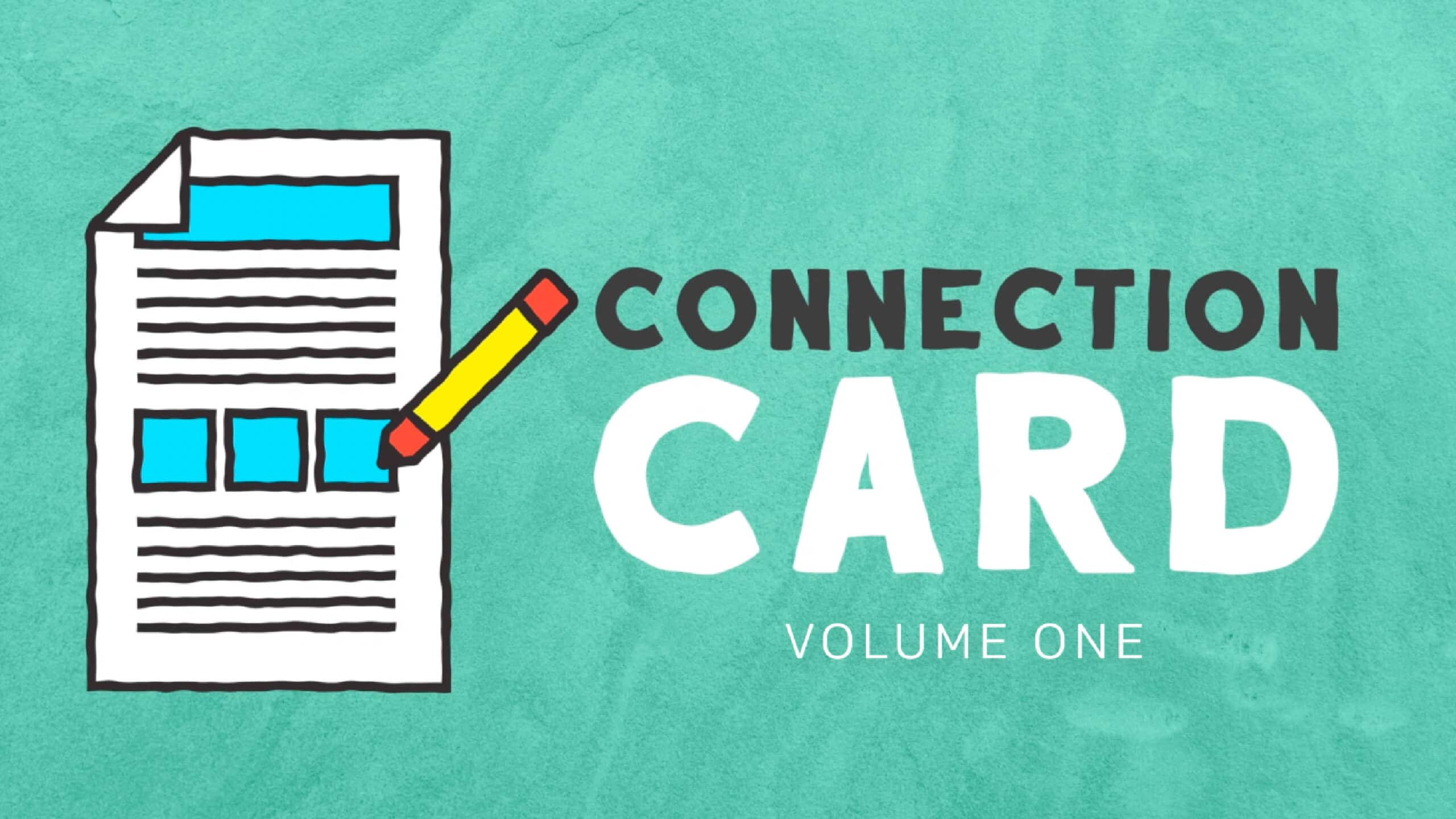 Motion Graphics: Connection Card: Volume One - Church Visuals