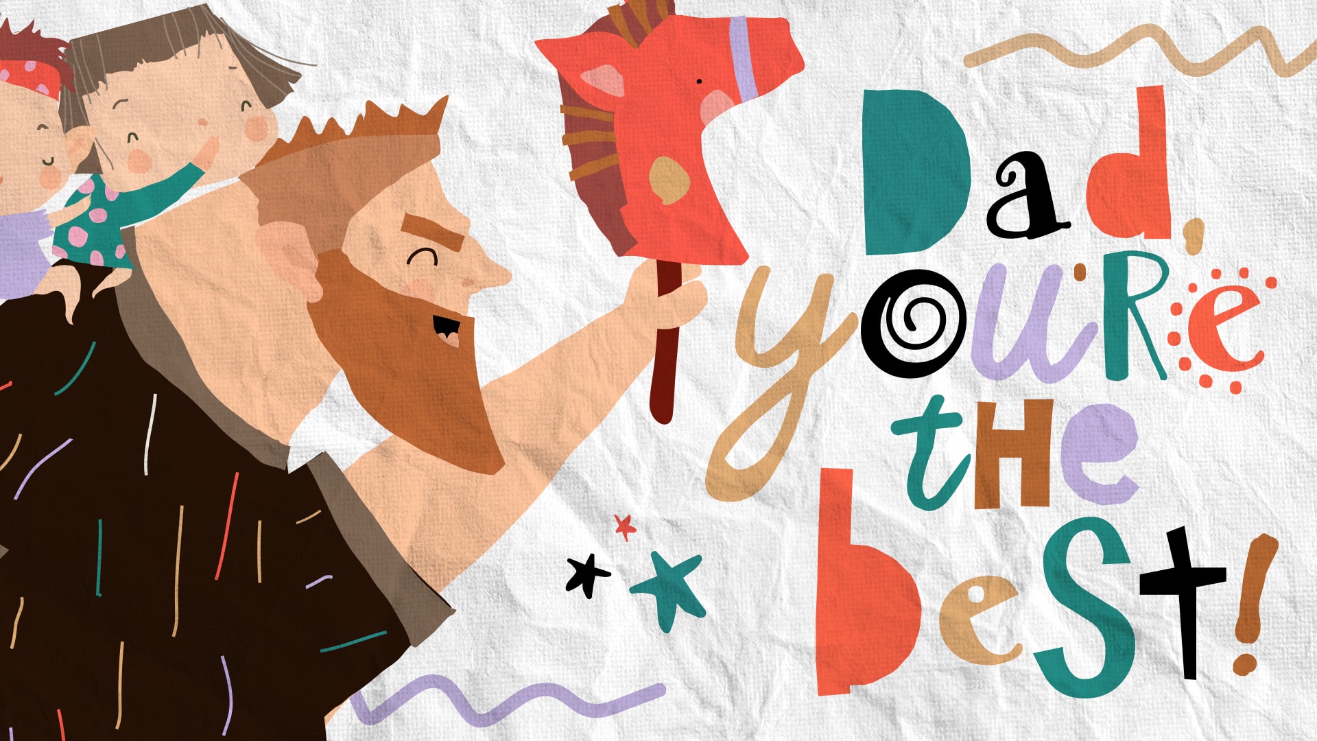 Social Graphics: Dad You're the Best - Church Visuals