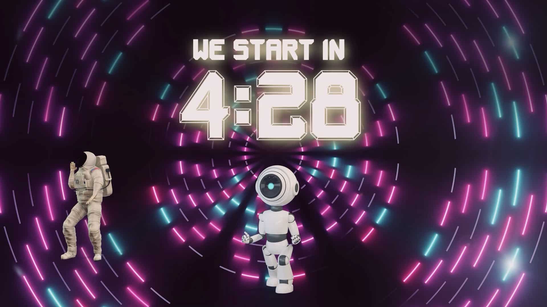 Countdown: Dance Off - Astronaut vs. Robot - Church Visuals