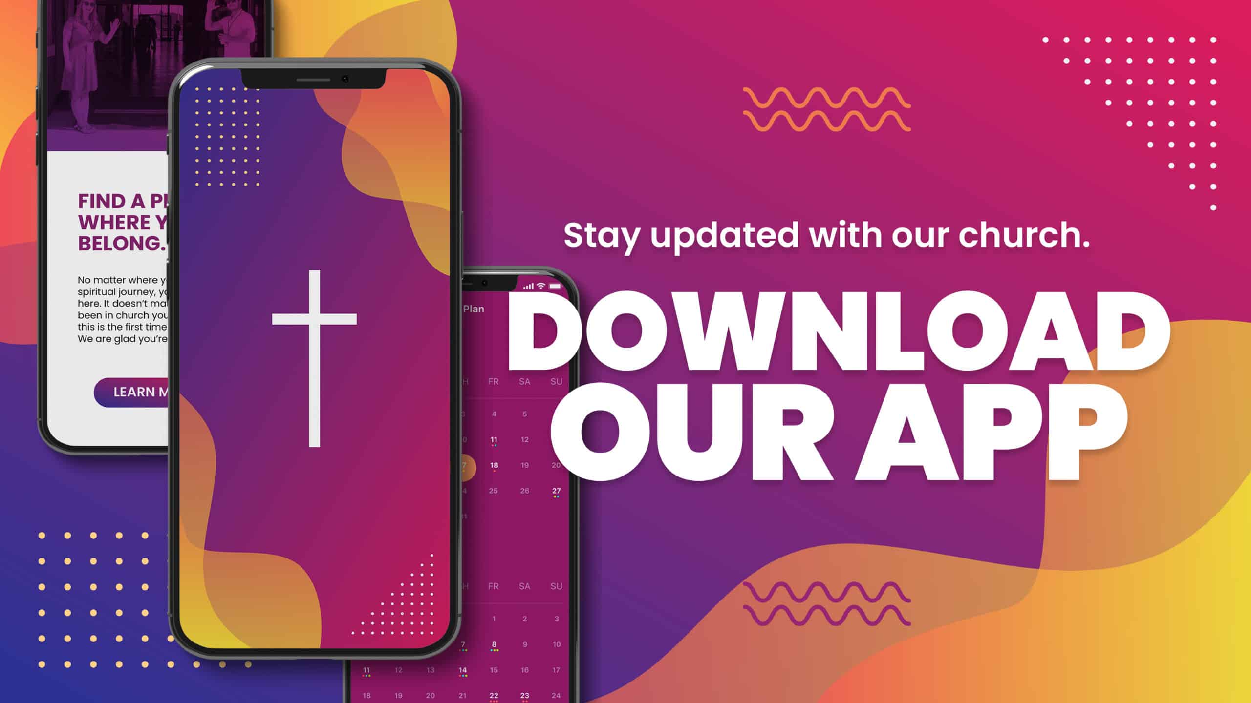 Ministry Graphics: Download Our App - Church Visuals