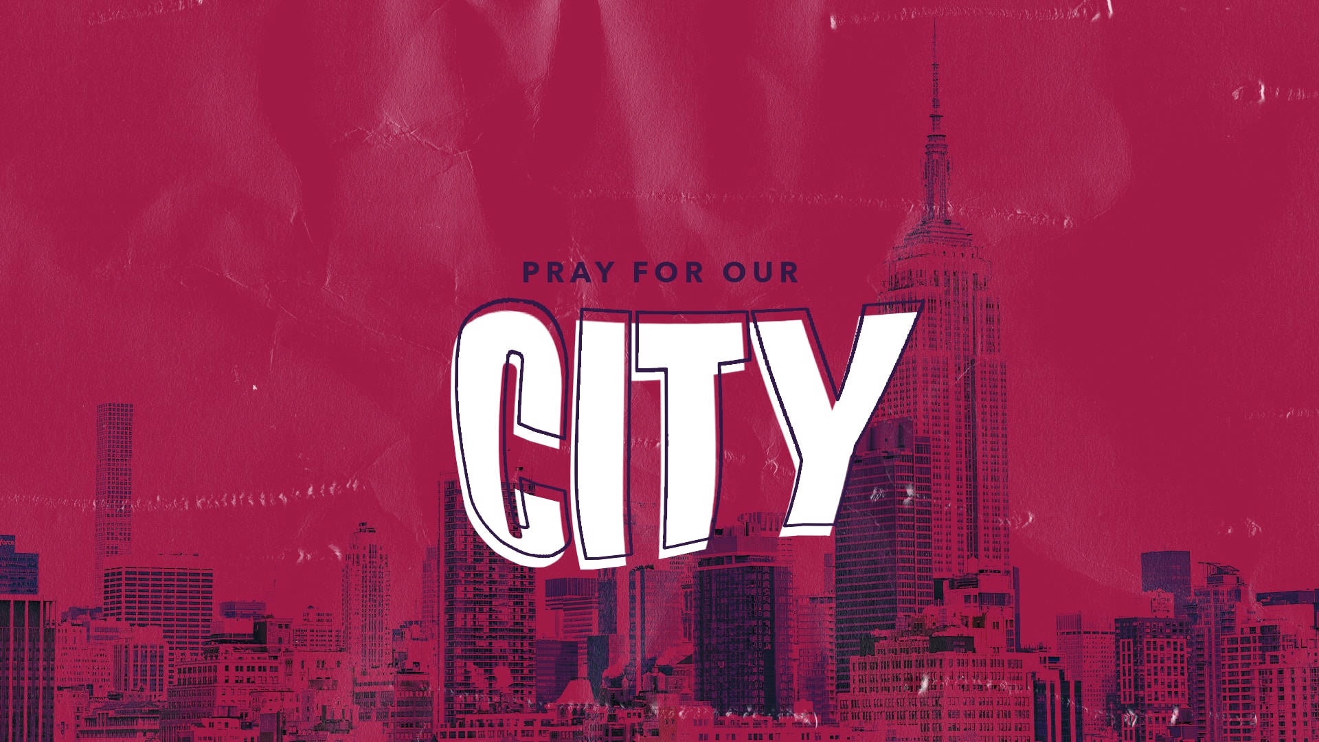 Social Graphics: Pray For Our City - Church Visuals