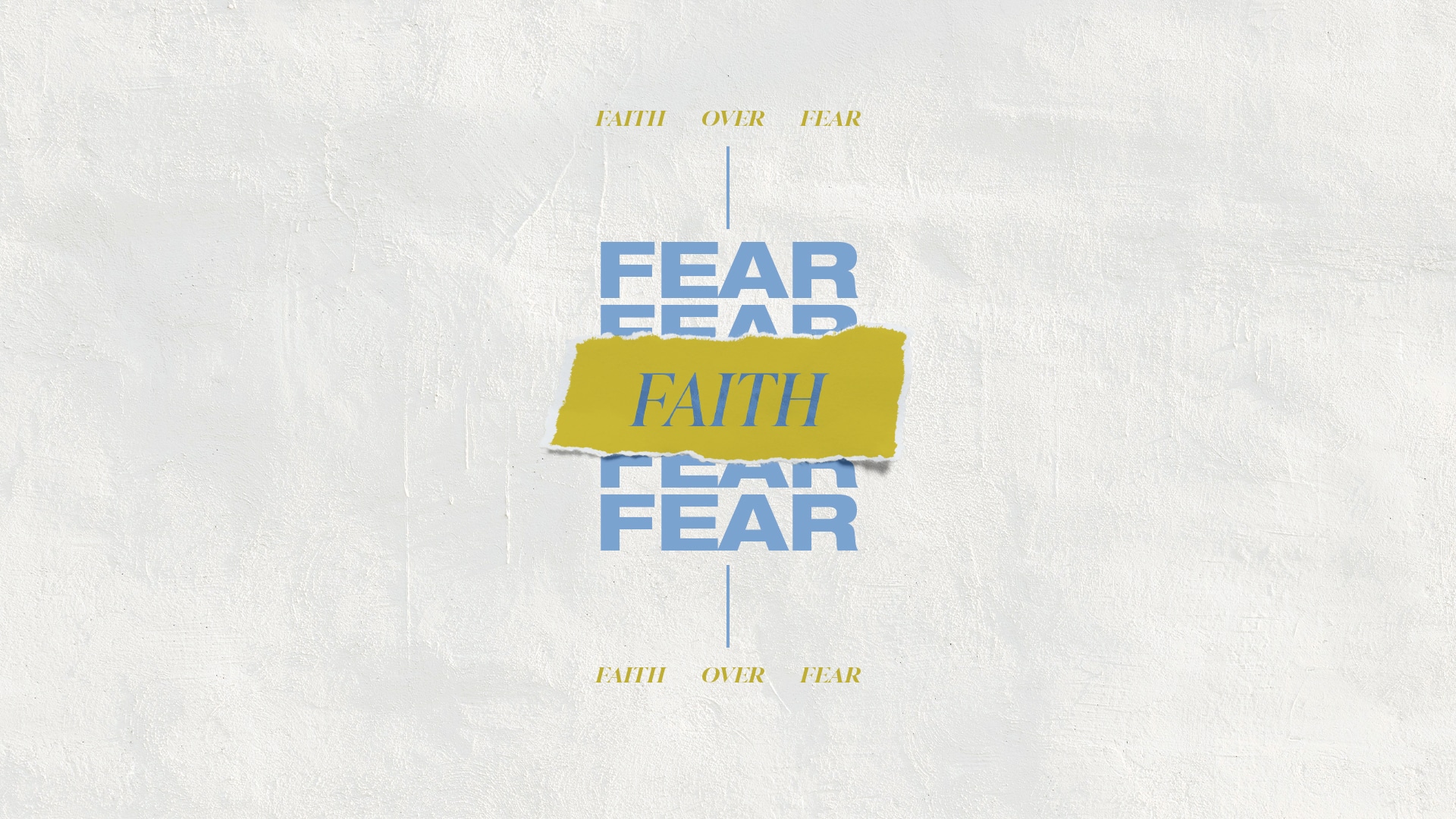 Social Graphics: Faith Over Fear - Church Visuals