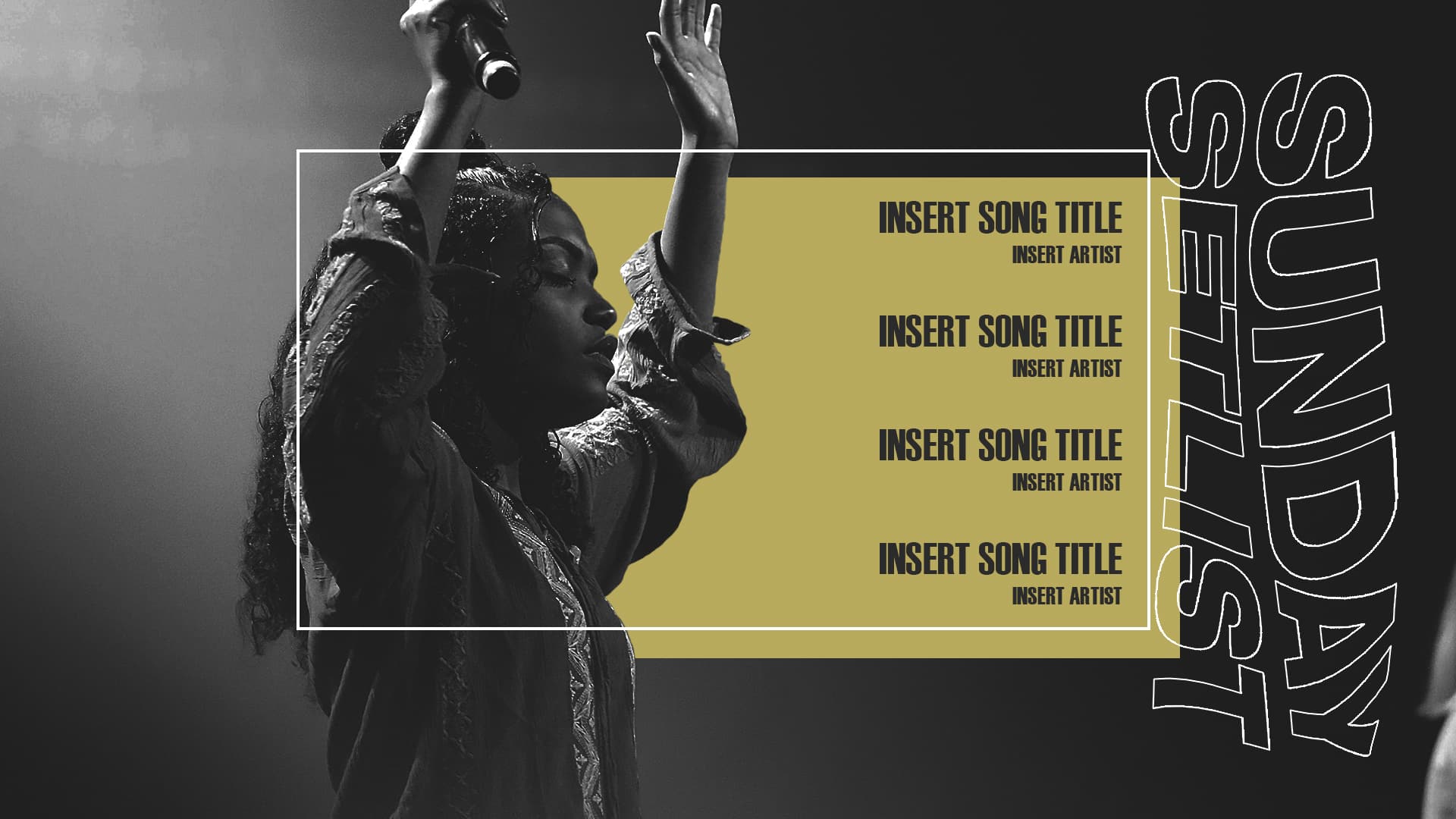 Social Graphics: Sunday Setlist - Church Visuals