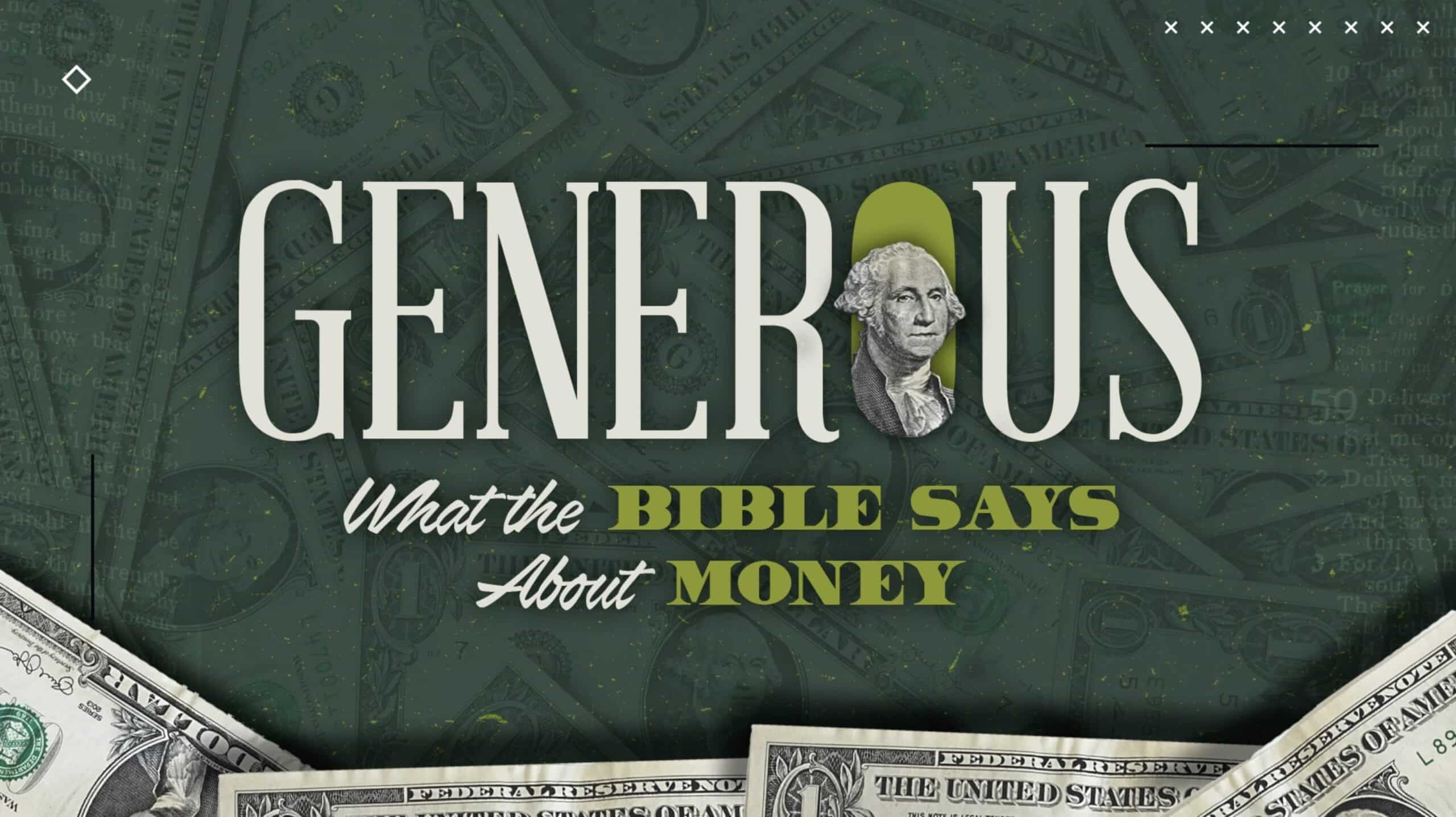 Sermon Series: Generous - Church Visuals