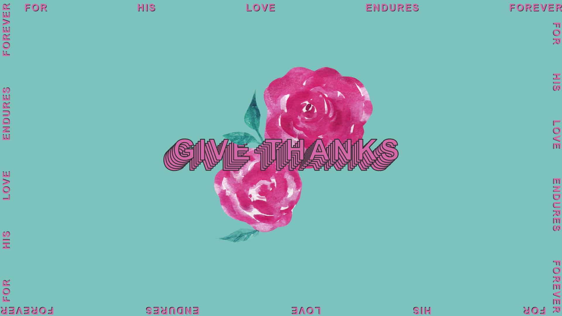 Social Graphics: Give Thanks - Church Visuals