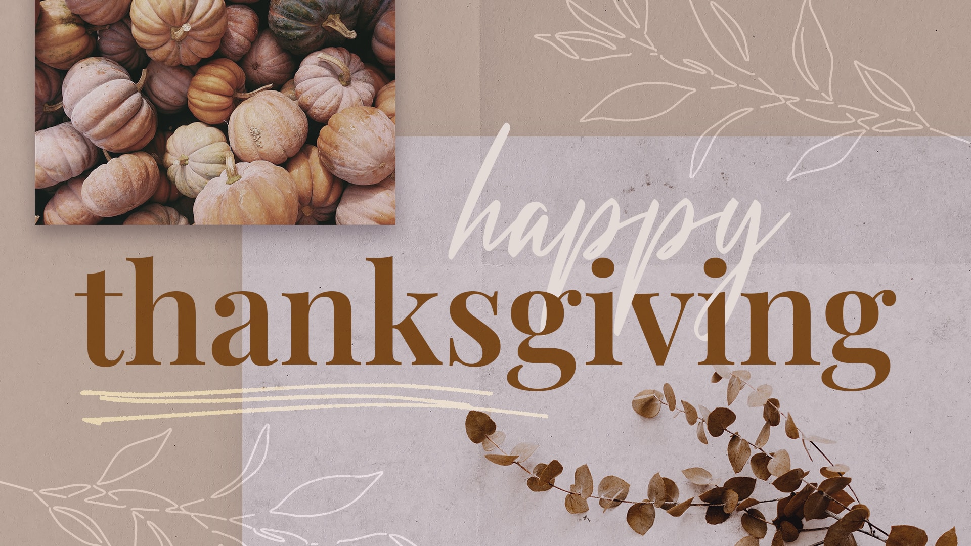 Ministry Graphics: Happy Thanksgiving - Church Visuals