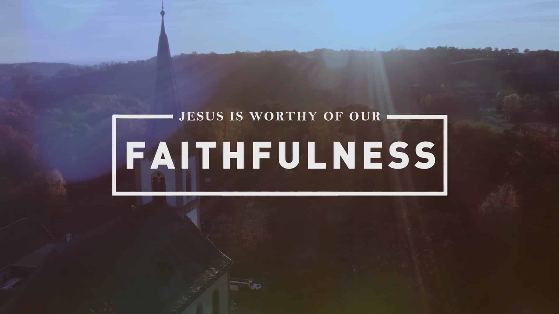 Mini-Movie: Jesus Is Worthy - Church Visuals