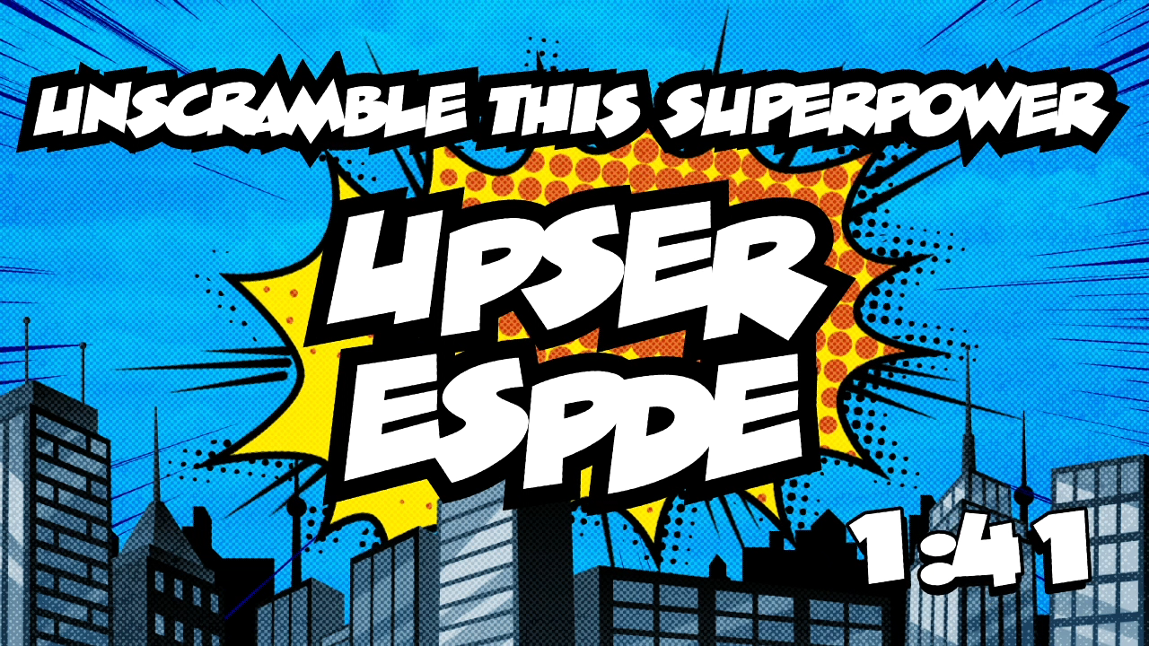 Countdown: Superhero Countdown for Kids Ministry | Church Visuals