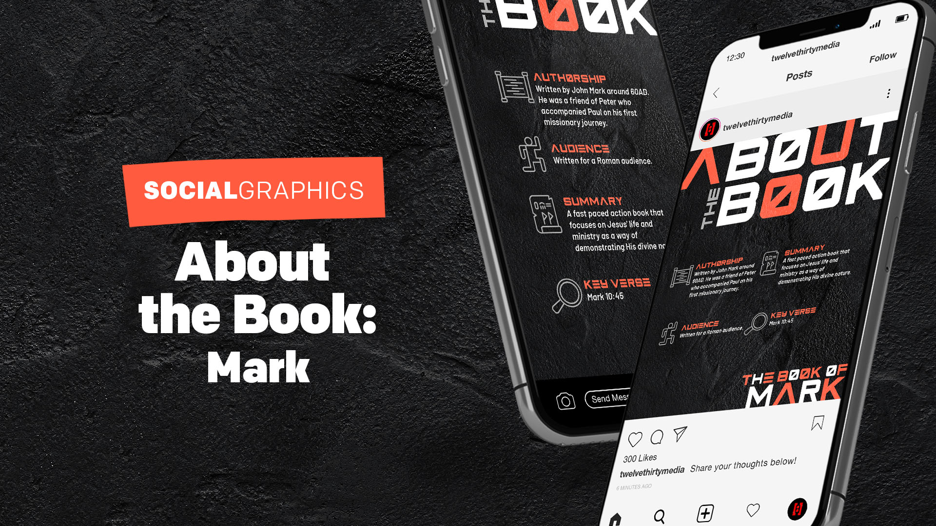 About The Book - Mark - Church Visuals