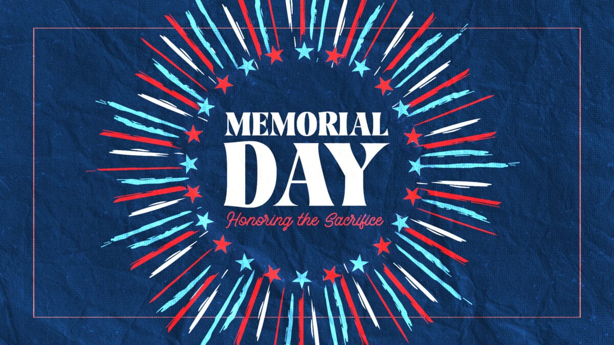 Ministry Graphics: Memorial Day - Honoring the Sacrifice - Church Visuals