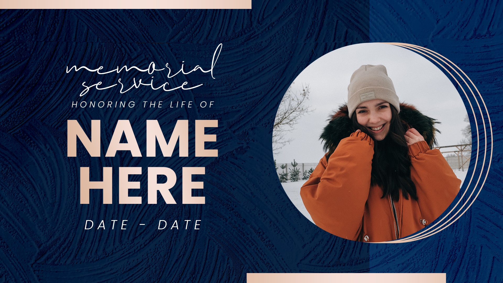 Ministry Graphics: Memorial Service - Church Visuals