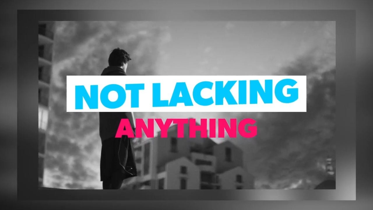 Mini-Movie: Not Lacking Anything - Church Visuals
