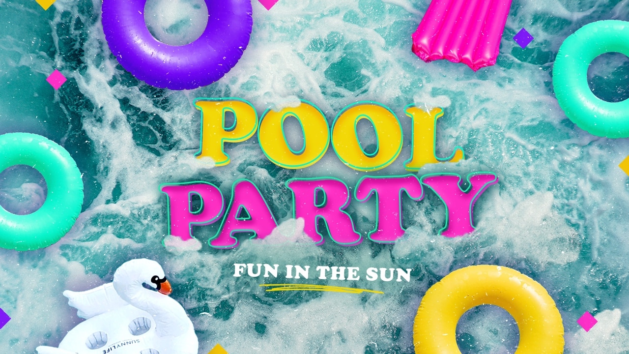 Ministry Graphics: Pool Party - Church Visuals