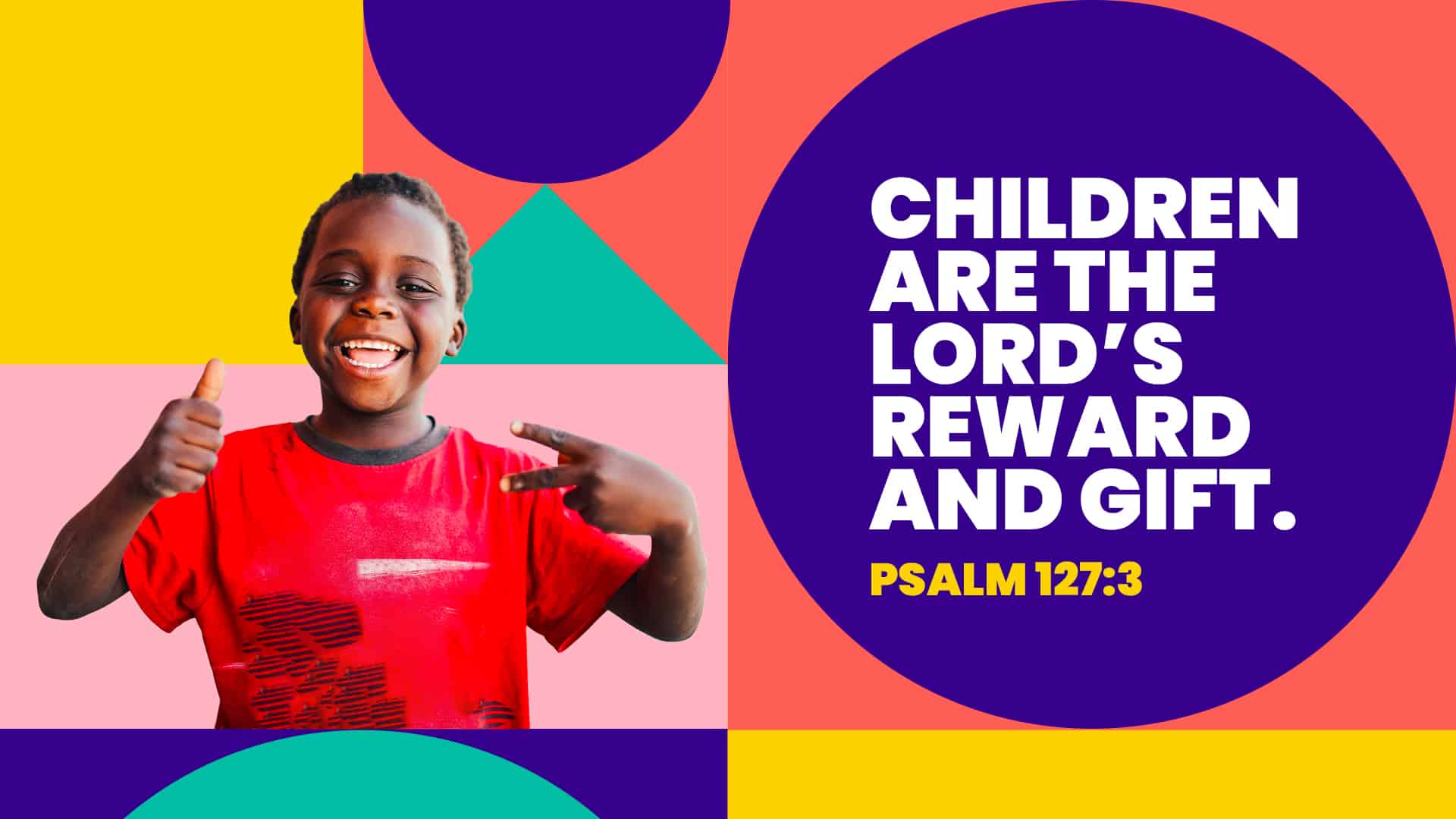 Social Graphics: Psalm 127:3 - Church Visuals