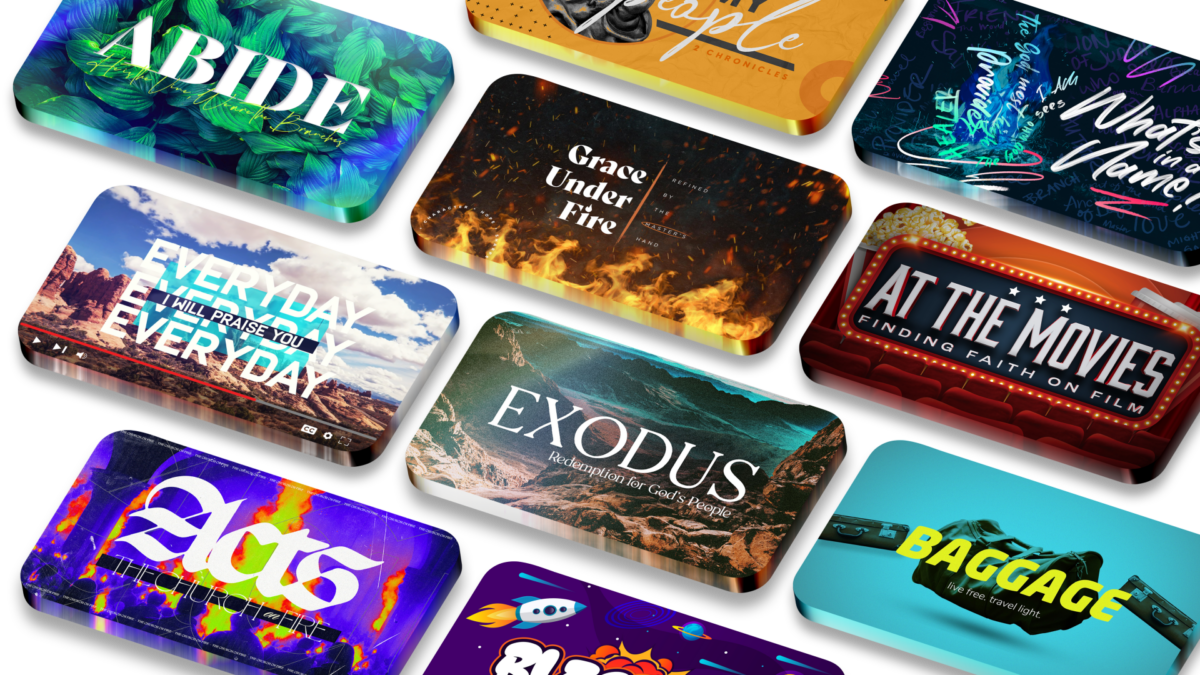 Creative Services for Churches | Custom Visuals, Video & Graphics