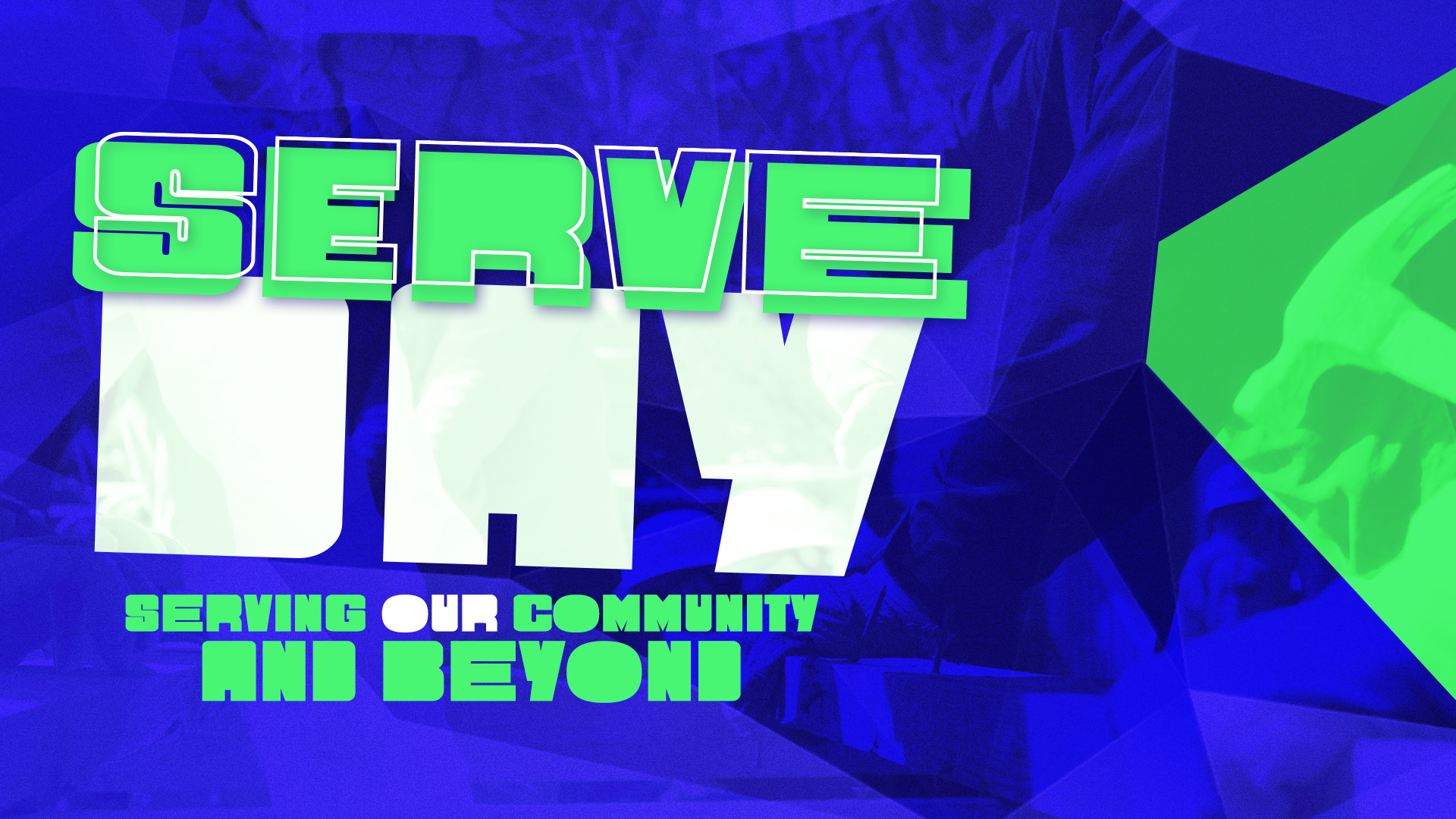 Ministry Graphics: Serve Day - Church Visuals