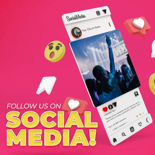 Social Graphics: Follow Us On Social Media - Church Visuals