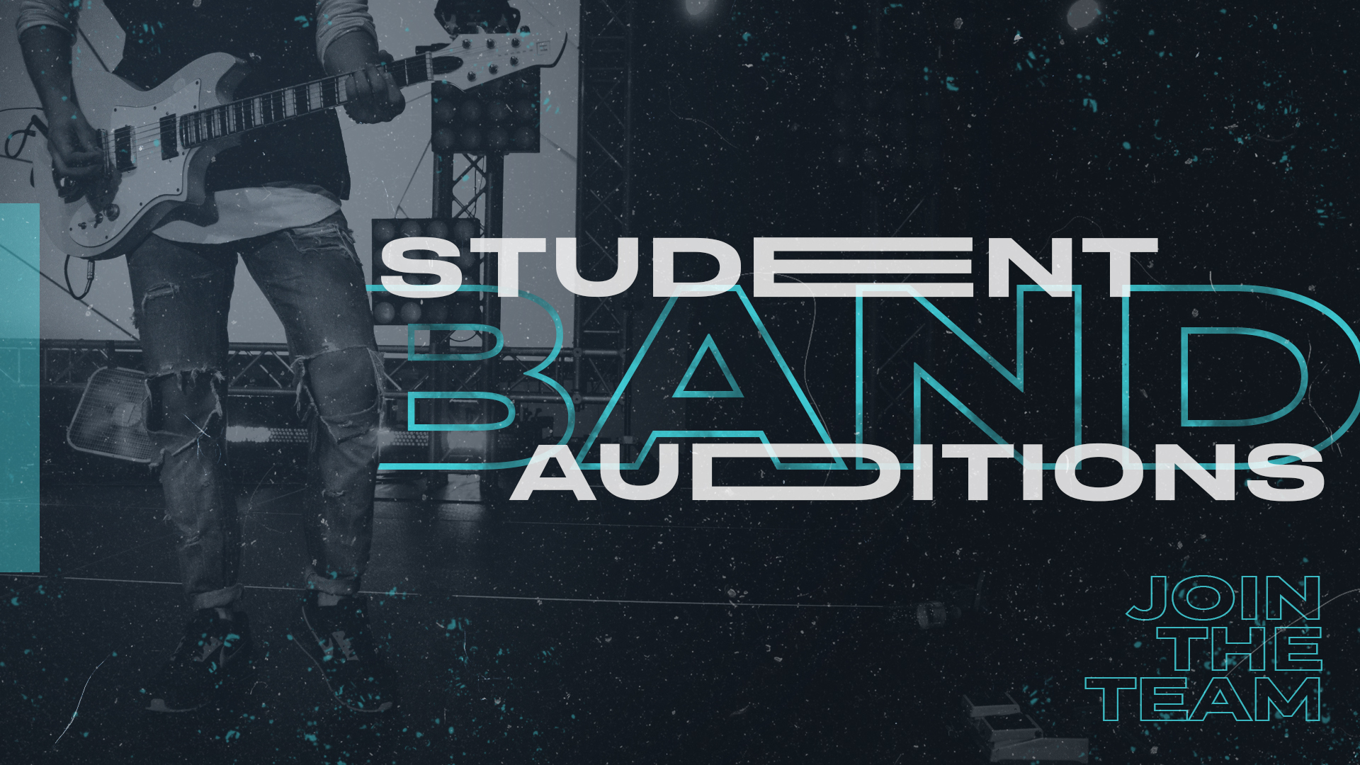 Ministry Graphics: Student Band Audition - Church Visuals