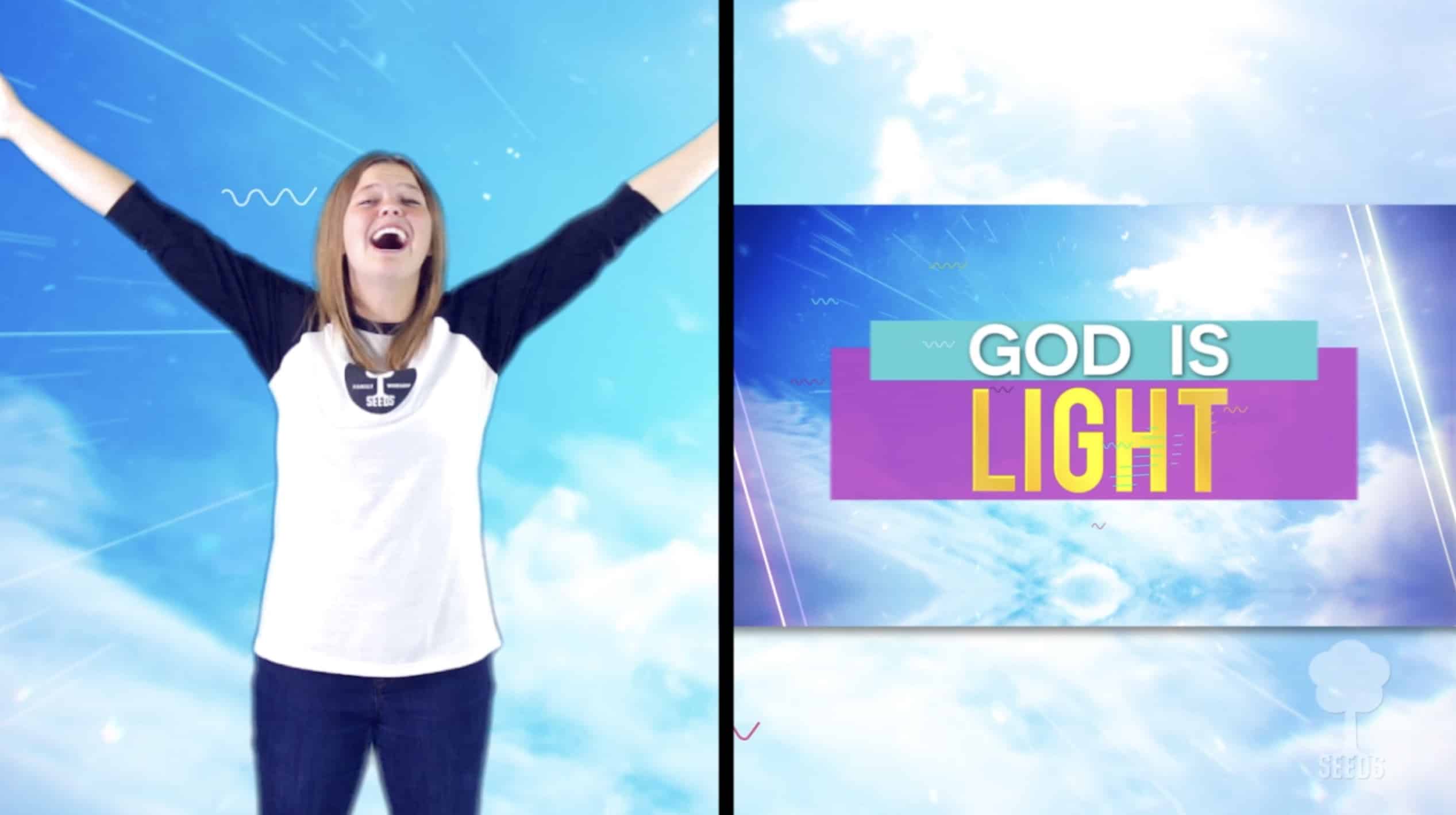 Worship Video: God is Light: Hand Motions - Church Visuals