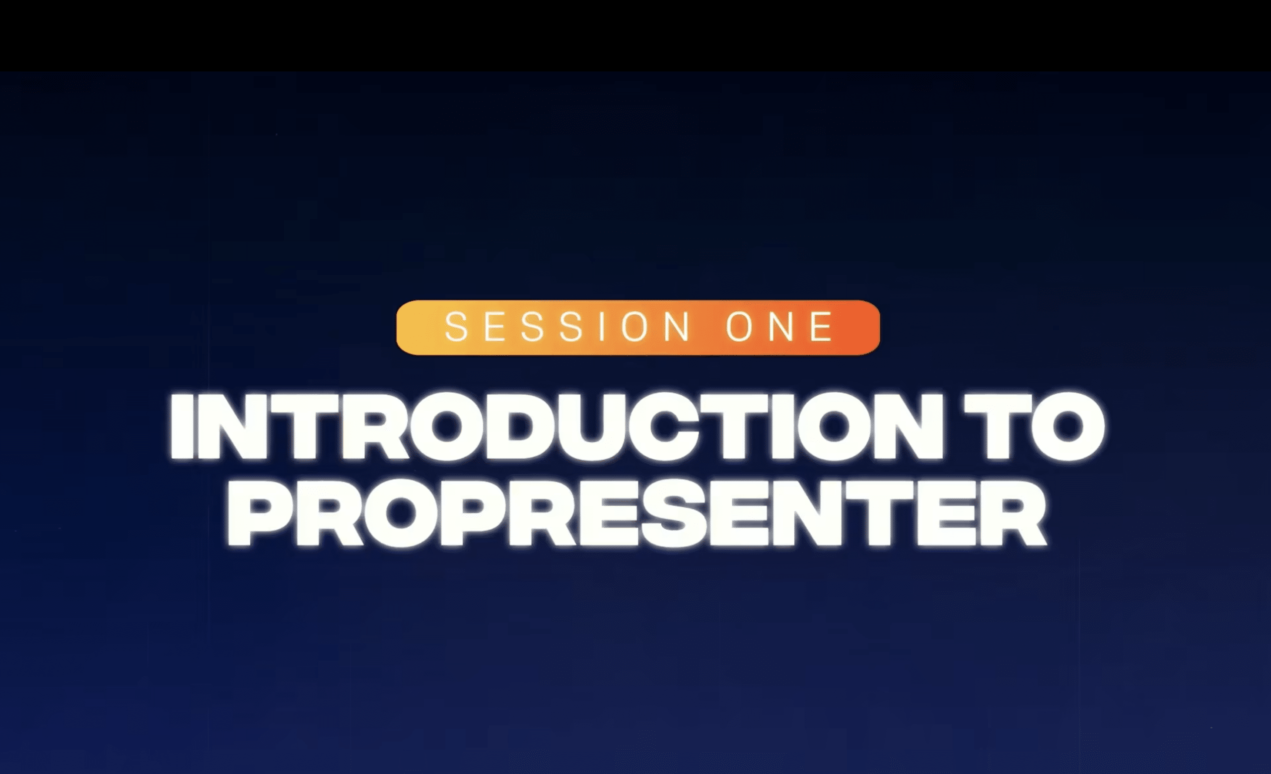 Introduction to ProPresenter - Church Visuals