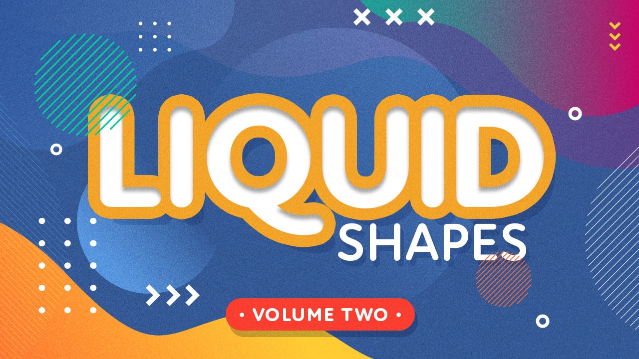 Motion Graphics: Liquid Shapes: Volume Two - Church Visuals