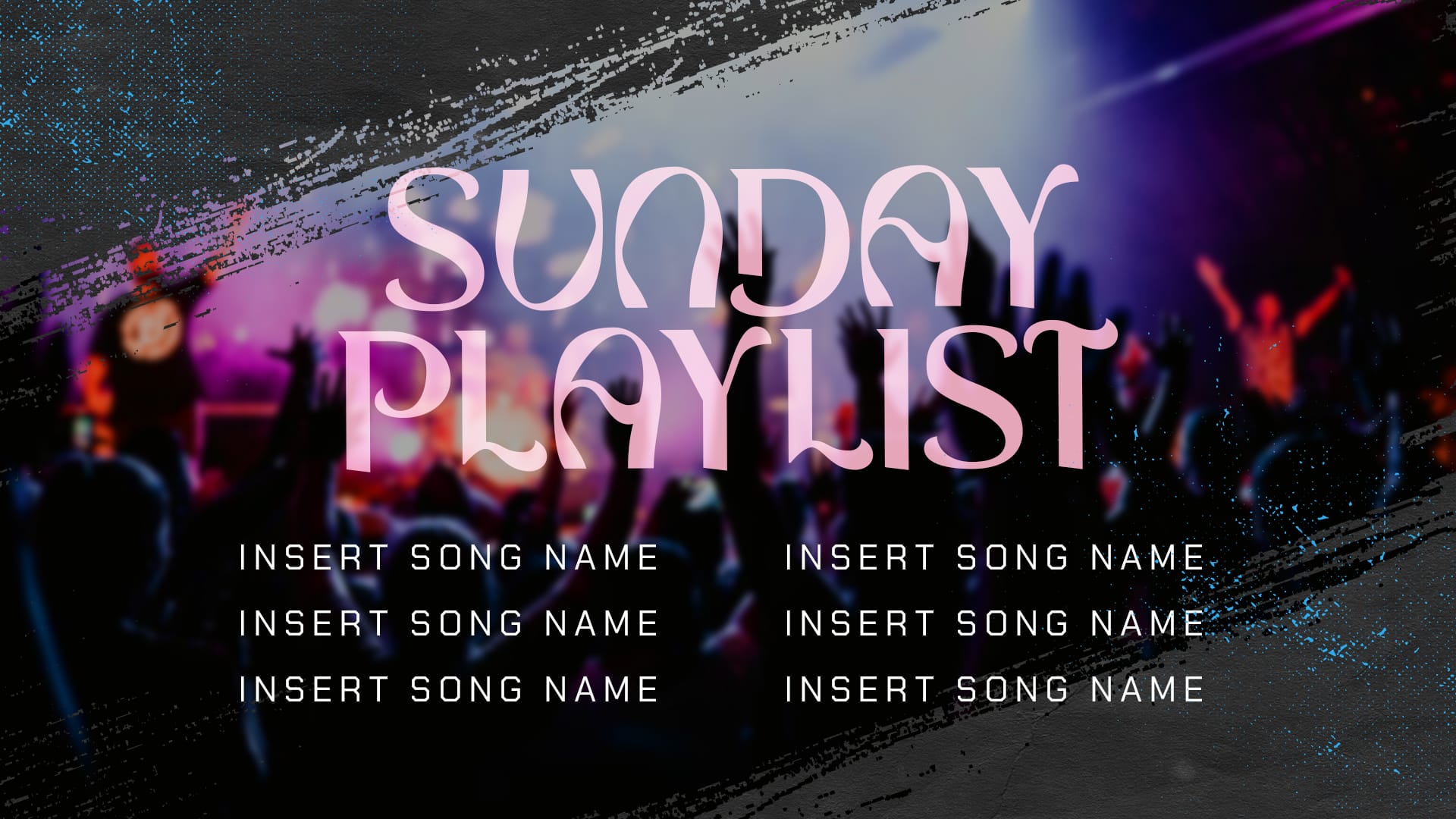 Social Graphics: Sunday Setlist - Church Visuals