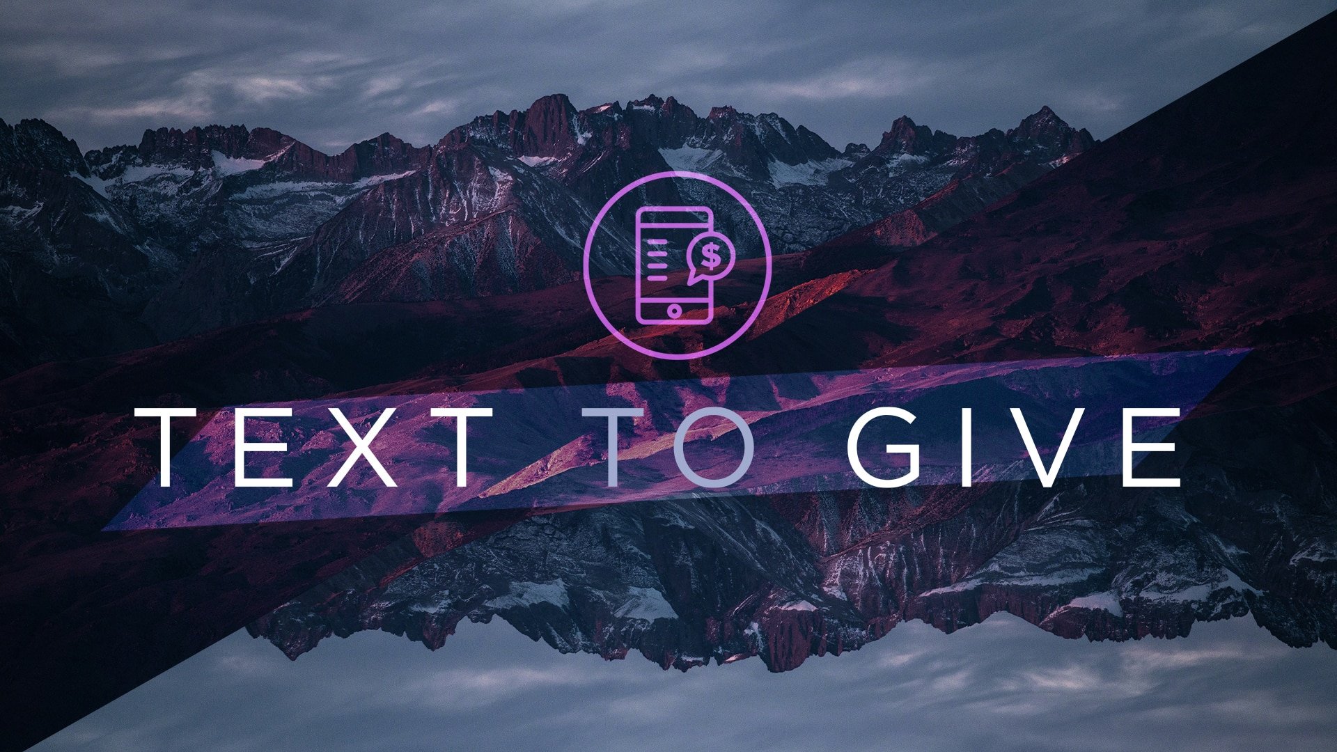 Ministry Graphics: Text to Give - Church Visuals