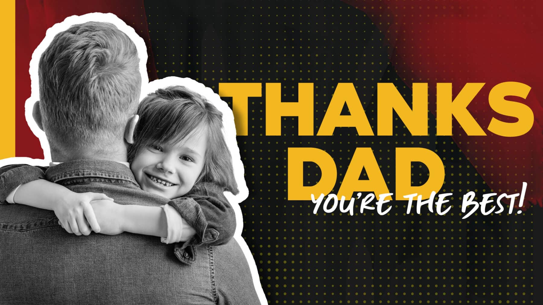 Social Graphics: Thanks Dad - You're the Best - Church Visuals