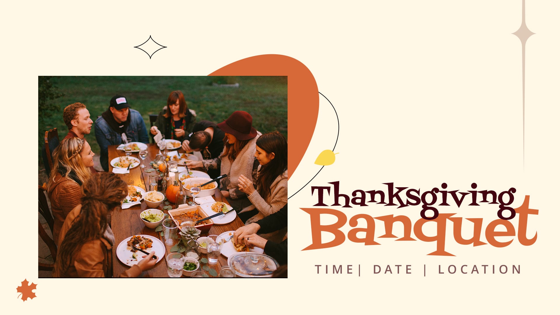 Ministry Graphics: Thanksgiving Banquet - Church Visuals
