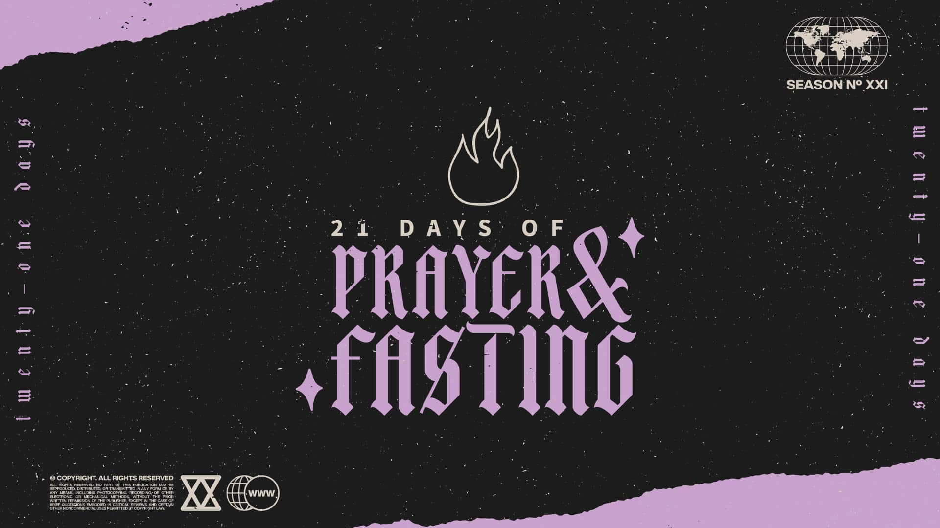 Ministry Graphics: 21 Days of Prayer and Fasting - Church Visuals