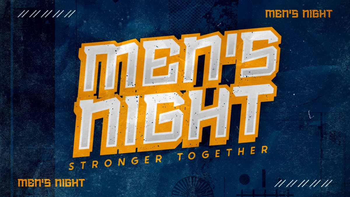 Ministry Graphics: Men's Night - Church Visuals