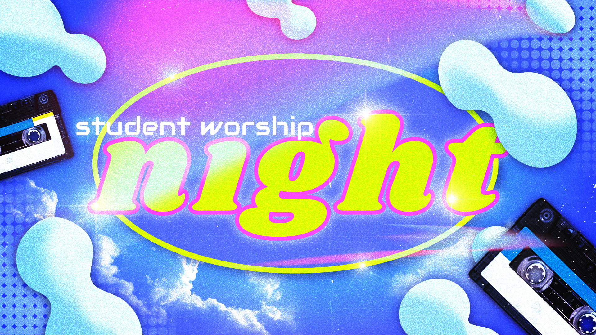 Ministry Graphics: Student Worship Night - Church Visuals