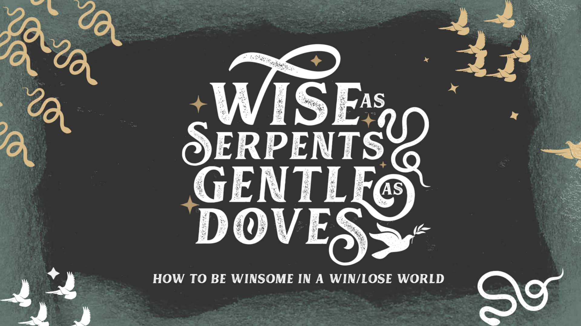 Sermon Series: Wise As Serpents, Gentle As Doves - Church Visuals