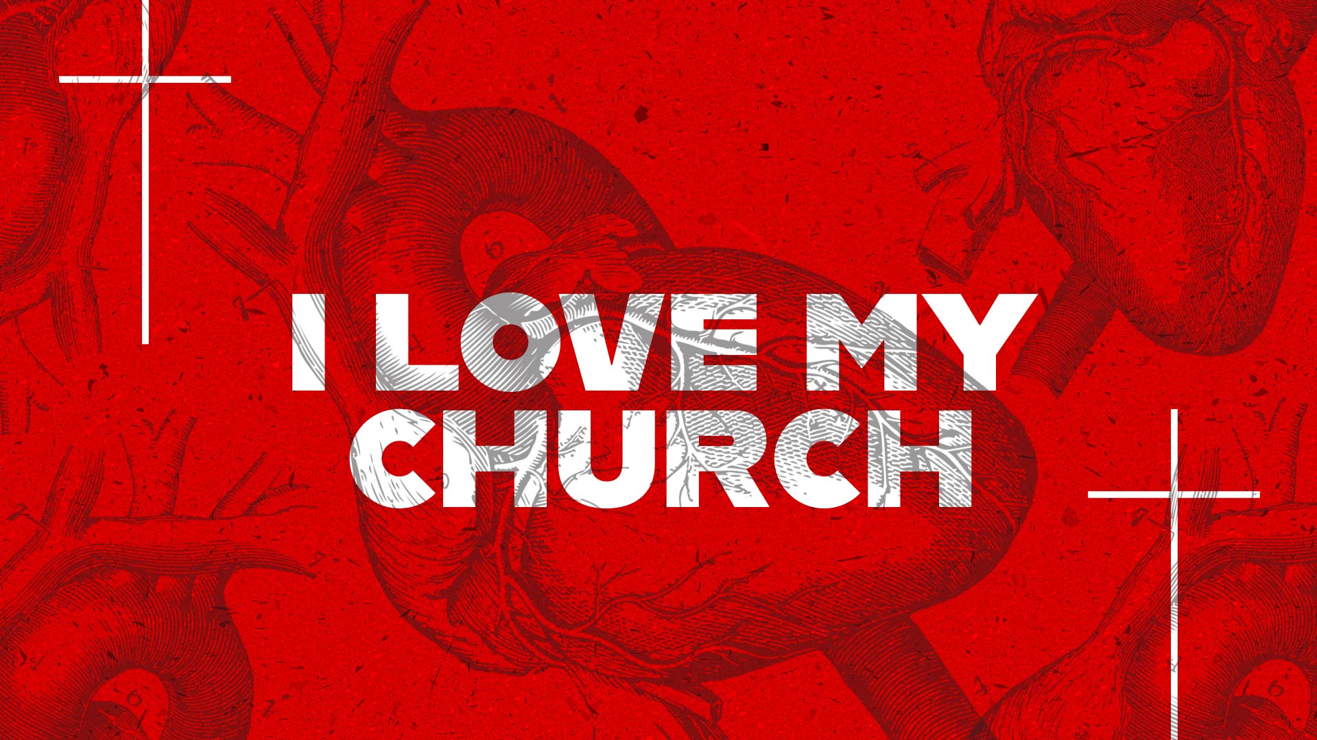 Sermon Series: I Love My Church - Church Visuals