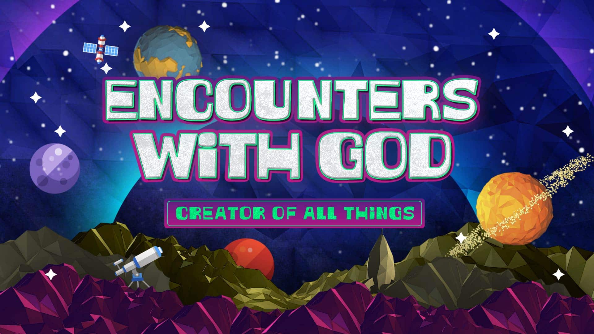 Motion Graphics: Encounters with God - Church Visuals