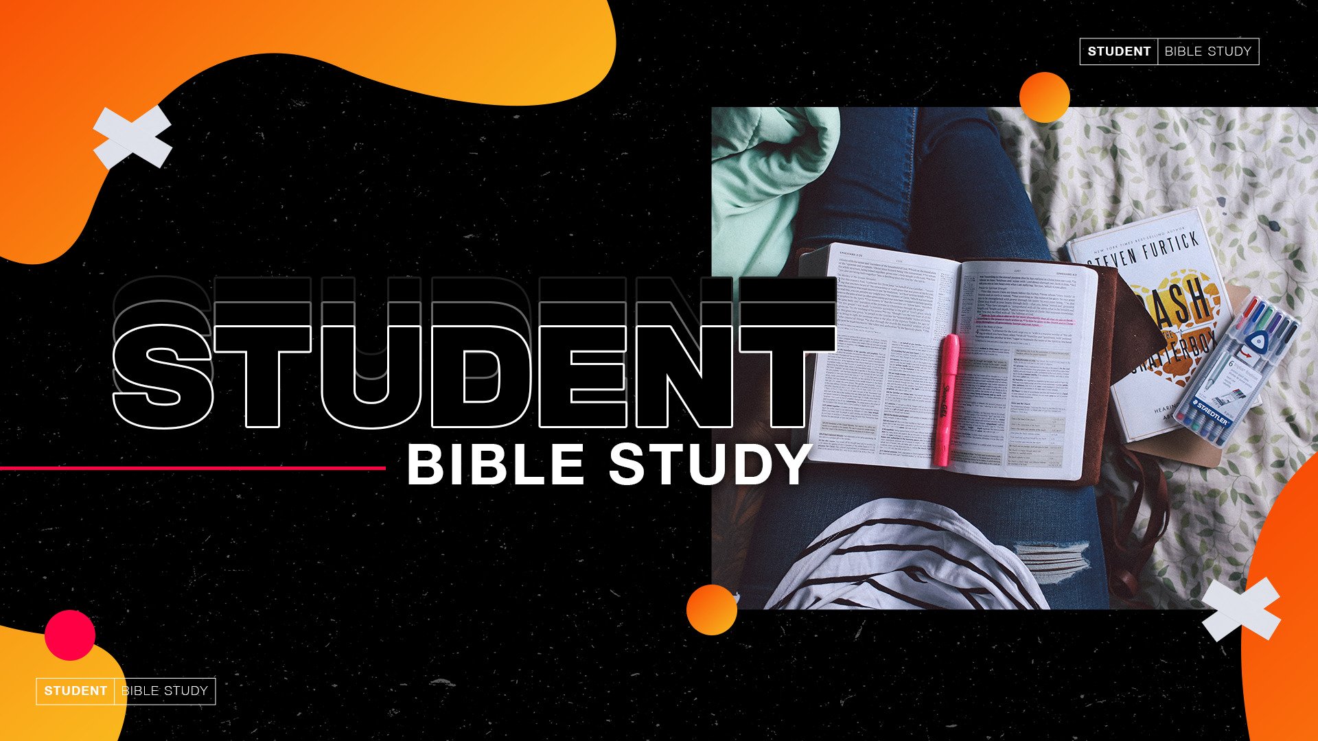 Ministry Graphics: Student Bible Study - Church Visuals