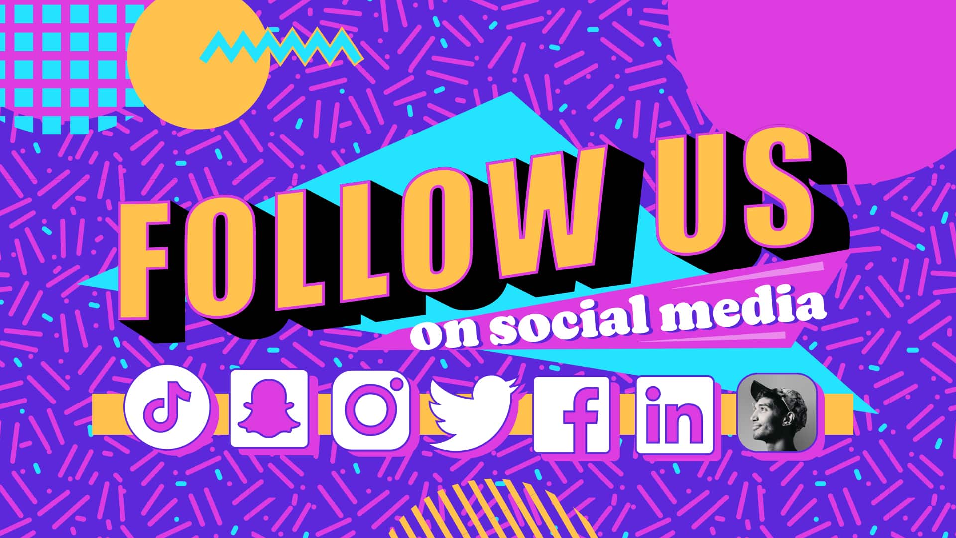 Ministry Graphics: Follow Us - Church Visuals